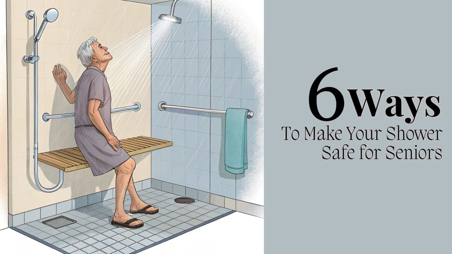 6 Ways to Make Your Shower Safe for Seniors & Elderly